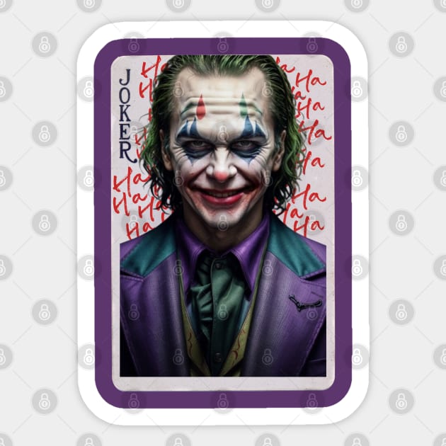 Joker Graffiti Card Joker Sticker Teepublic